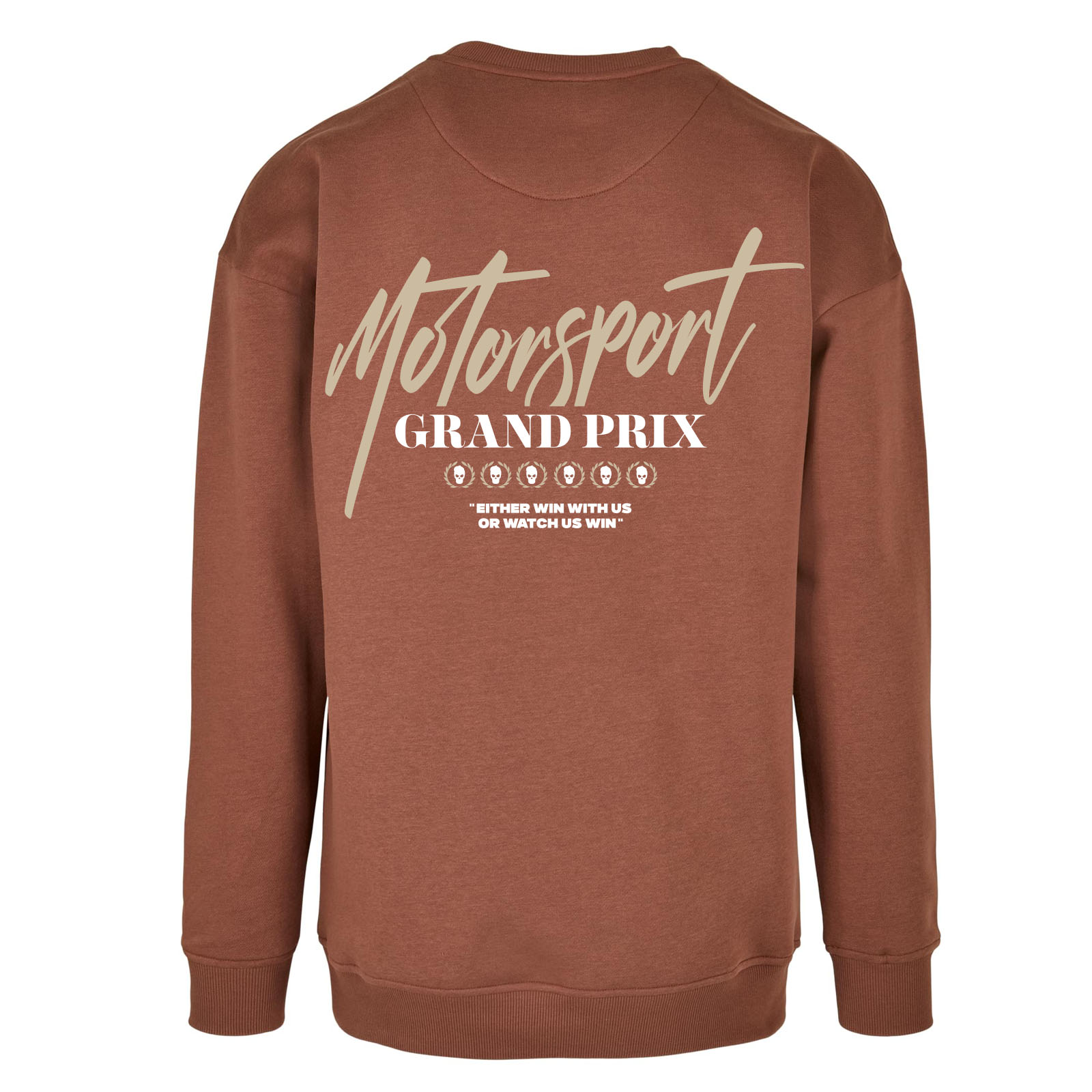 MOTORSPORT SWEATER RUST – KEVVE-INC STUDIOS